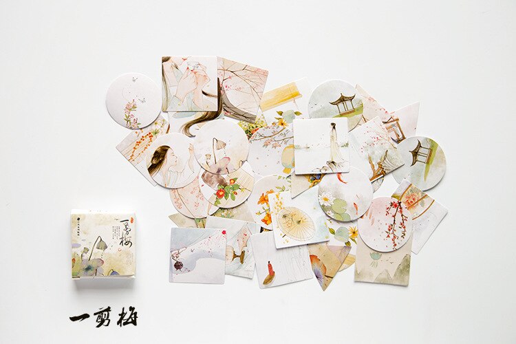 40 pcs/pack Vintage miss time stickers Blooming fl... – Grandado