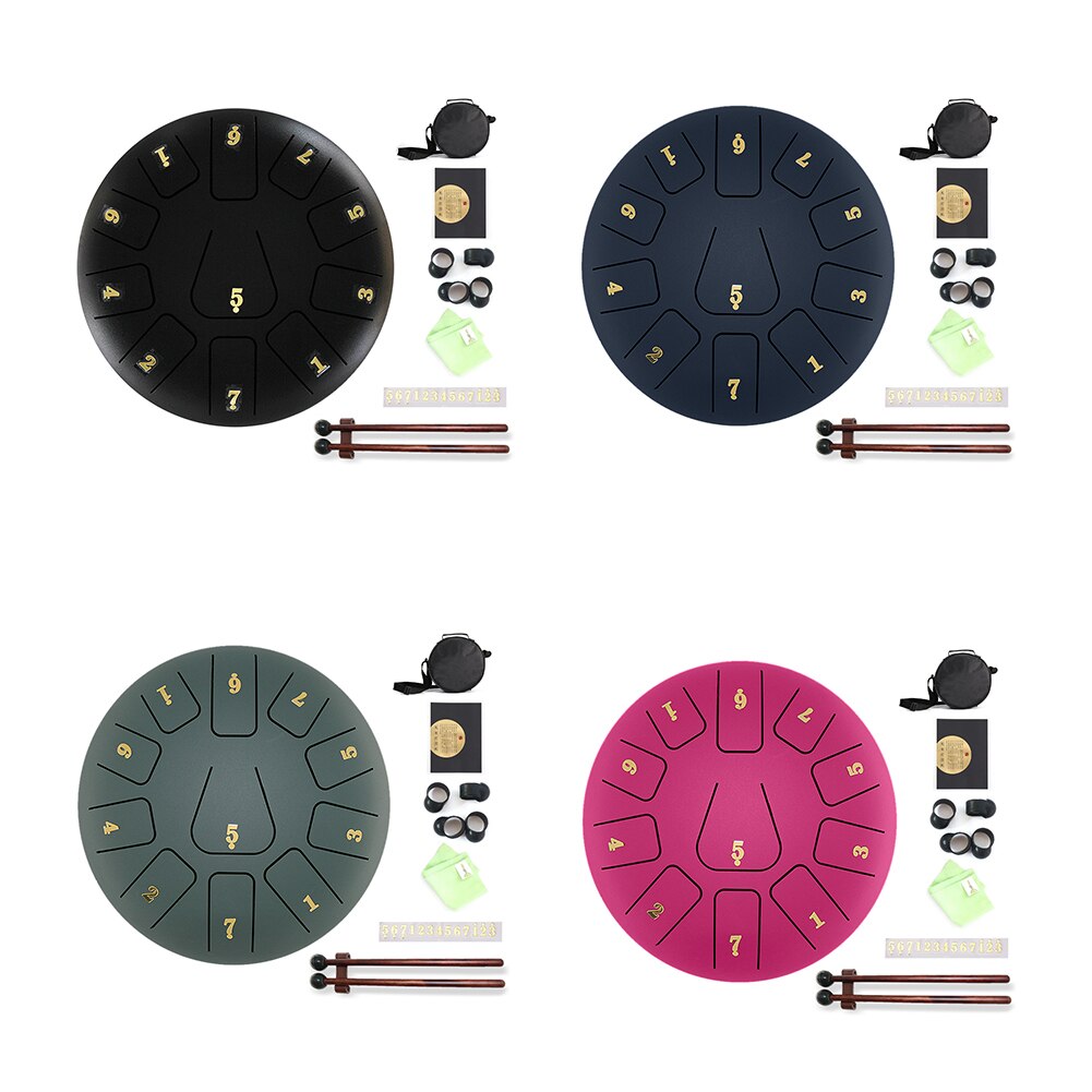 8 Inch Tong Drum Ethereal Ritme 11 Tune Notes Hand... – Grandado