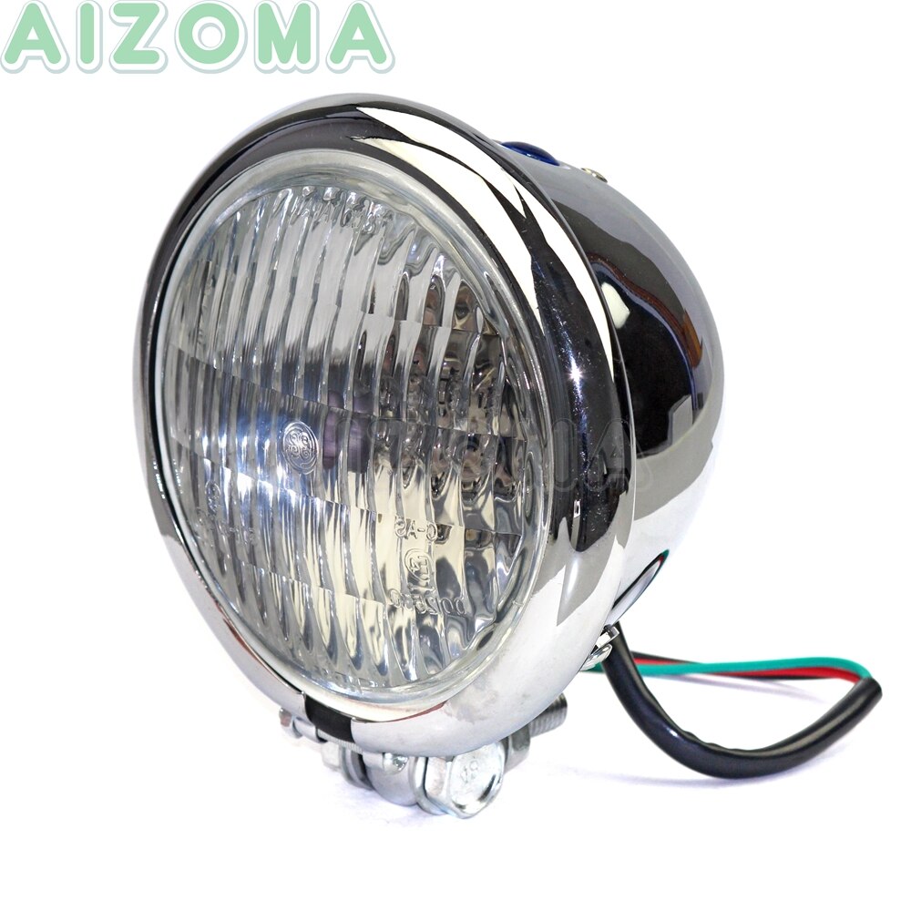 Chrome 4.5'' Retro Motorcycles Bates Style... – Grandado