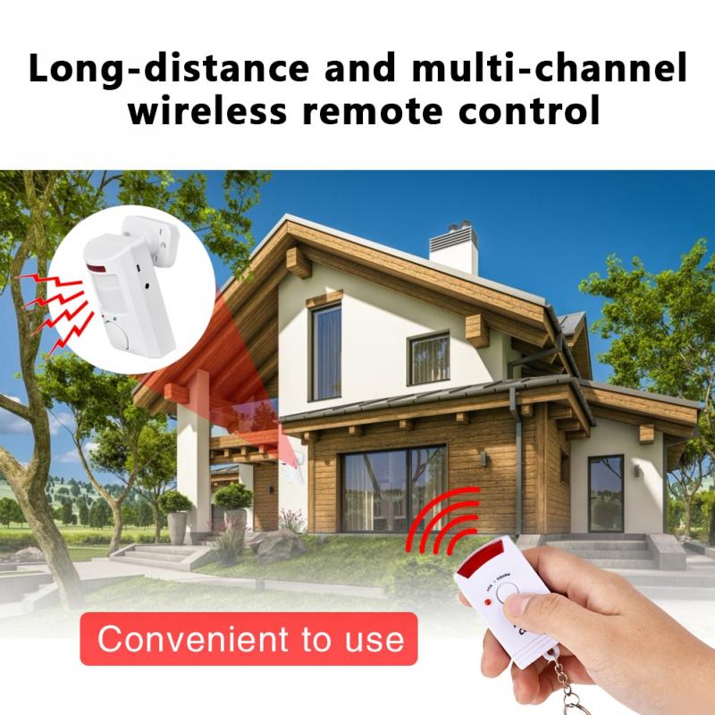 105dB Wireless Alarm System Infrared Motion Sensor... – Vicedeal
