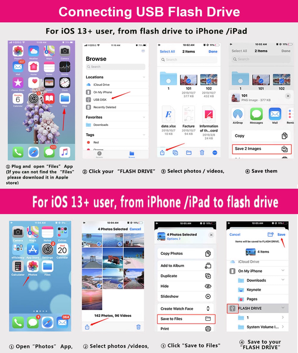 OTG Card Reader to Camera Adapter 3.0 for Lightnin... – Vicedeal