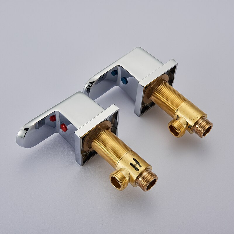 And Cold Water Chrome Brass Switch Valve For Basin... – Vicedeal