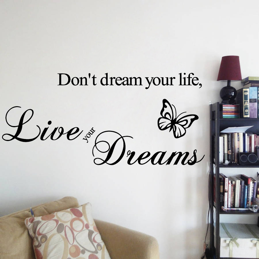 Dream Wall Stickers Decals For kids rooms Wall Quo... – Grandado