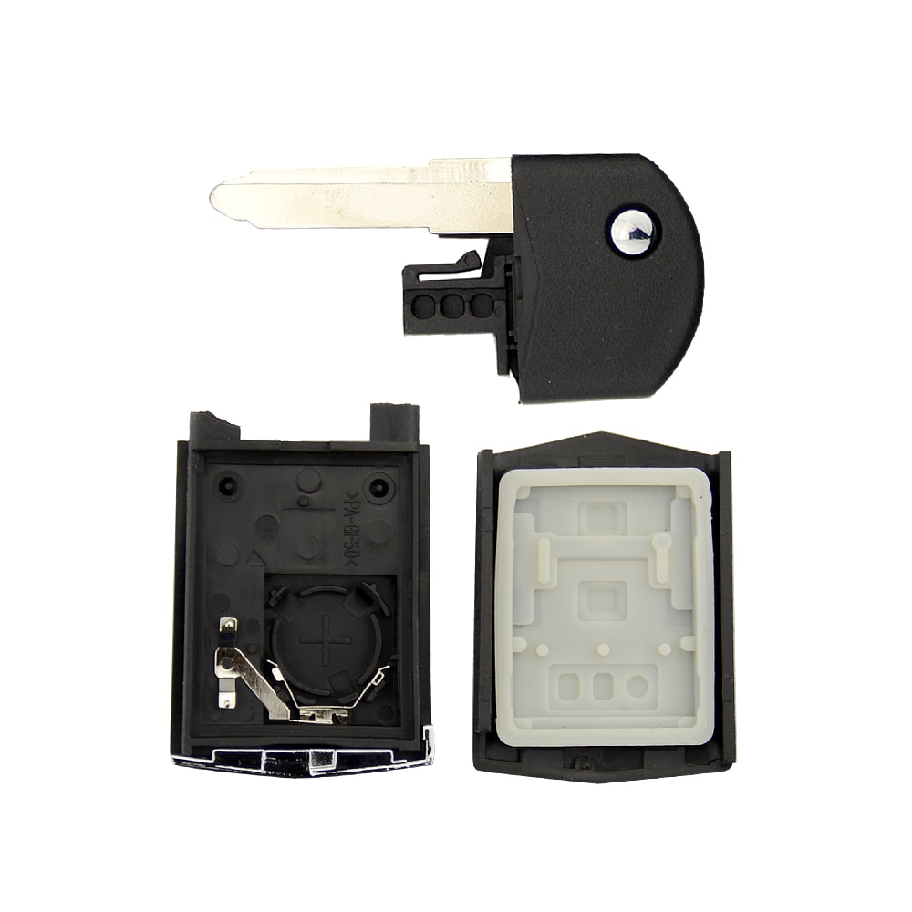 2 Buttons Folding Flip Car Key Shell fit for MAZDA... – Vicedeal