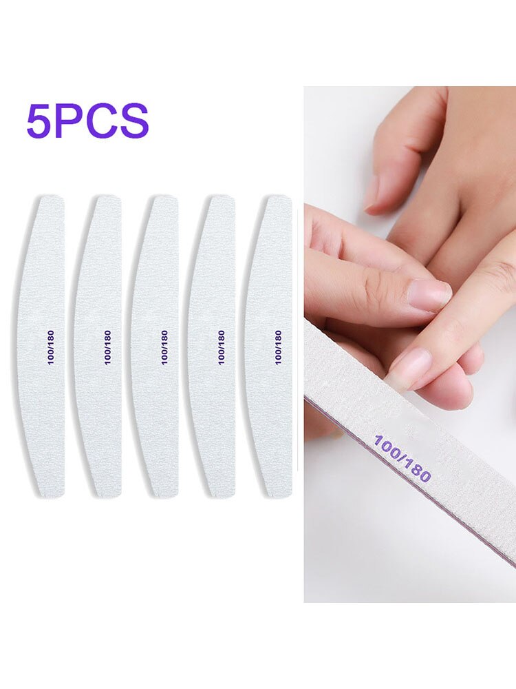 5 pc/1 pc Nail Puffer Nagel dateien Pediküre Manik... – Vicedeal