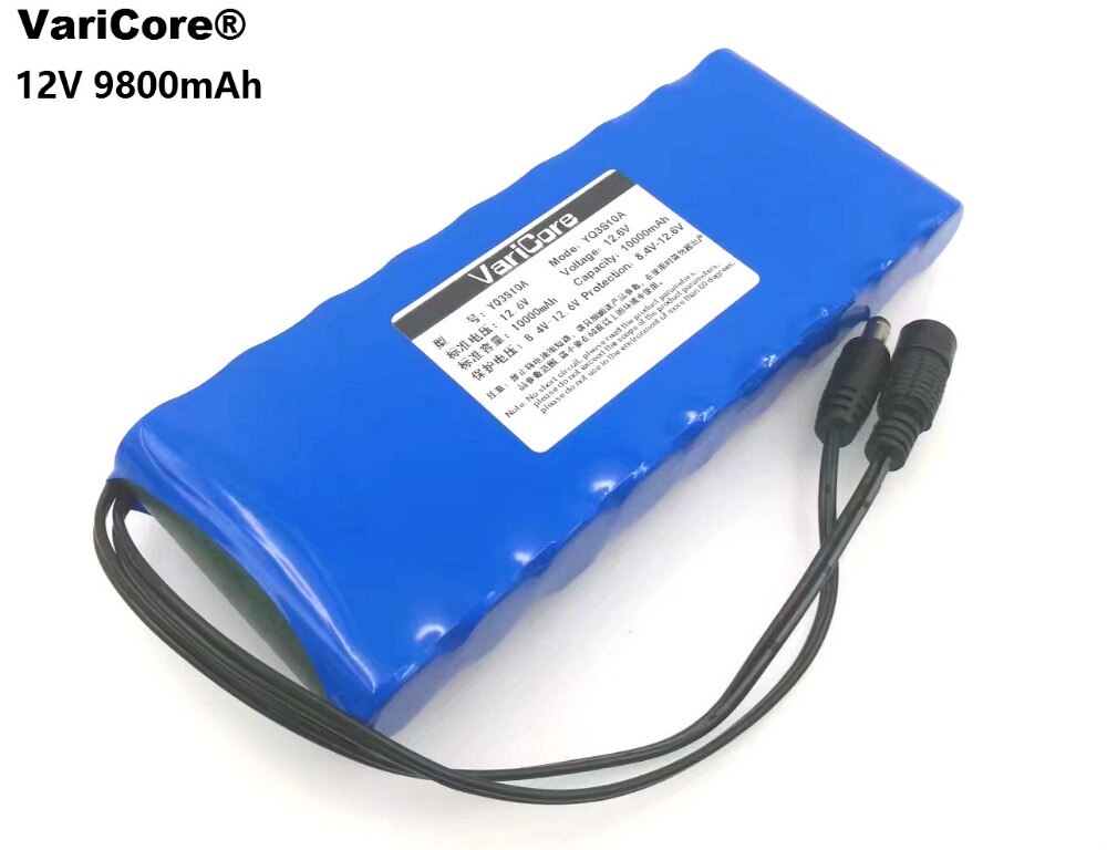 12 v 9.8ah 9800 mah 18650 genopladelige batterier ... – Grandado