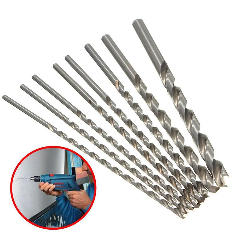 4-10mm Extra Long 200mm HSS Twist Drill Straigth S... – Grandado
