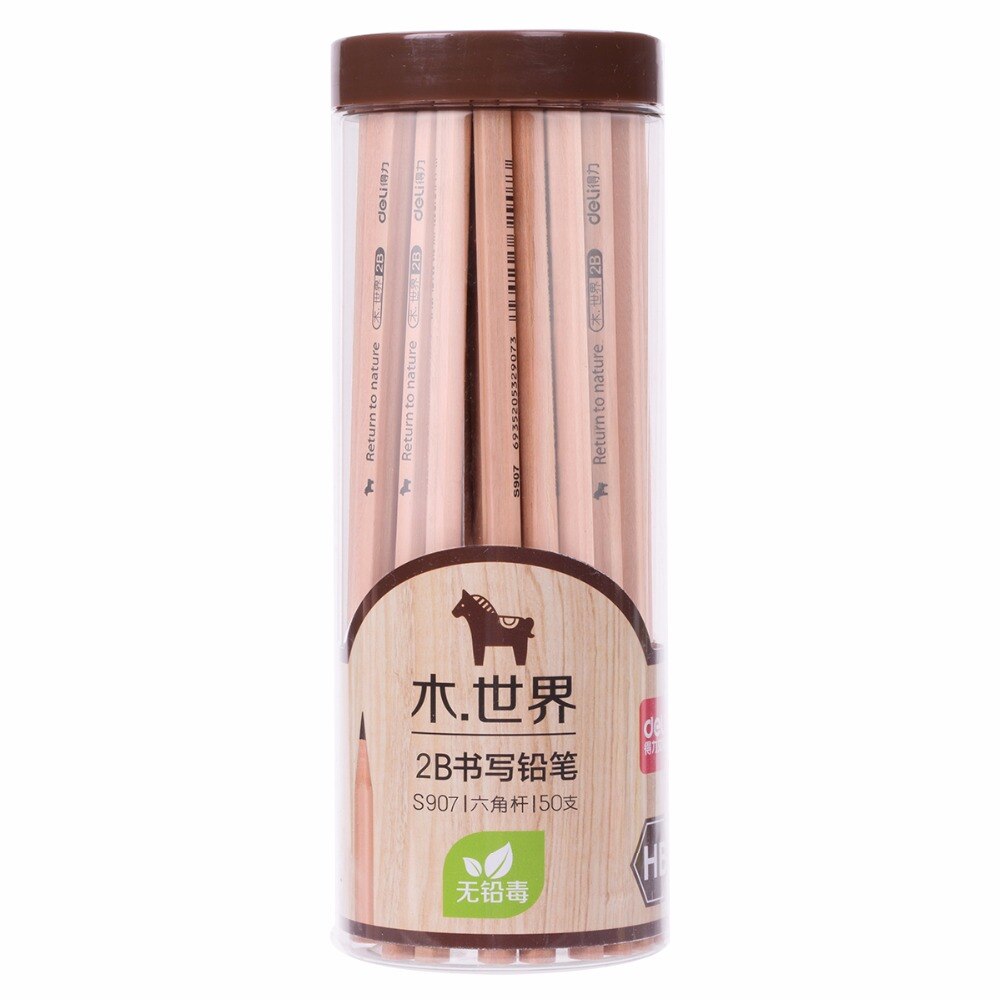 Deli 50pcs/set 2B Pencil Advanced Graphite Pencil ... – Grandado