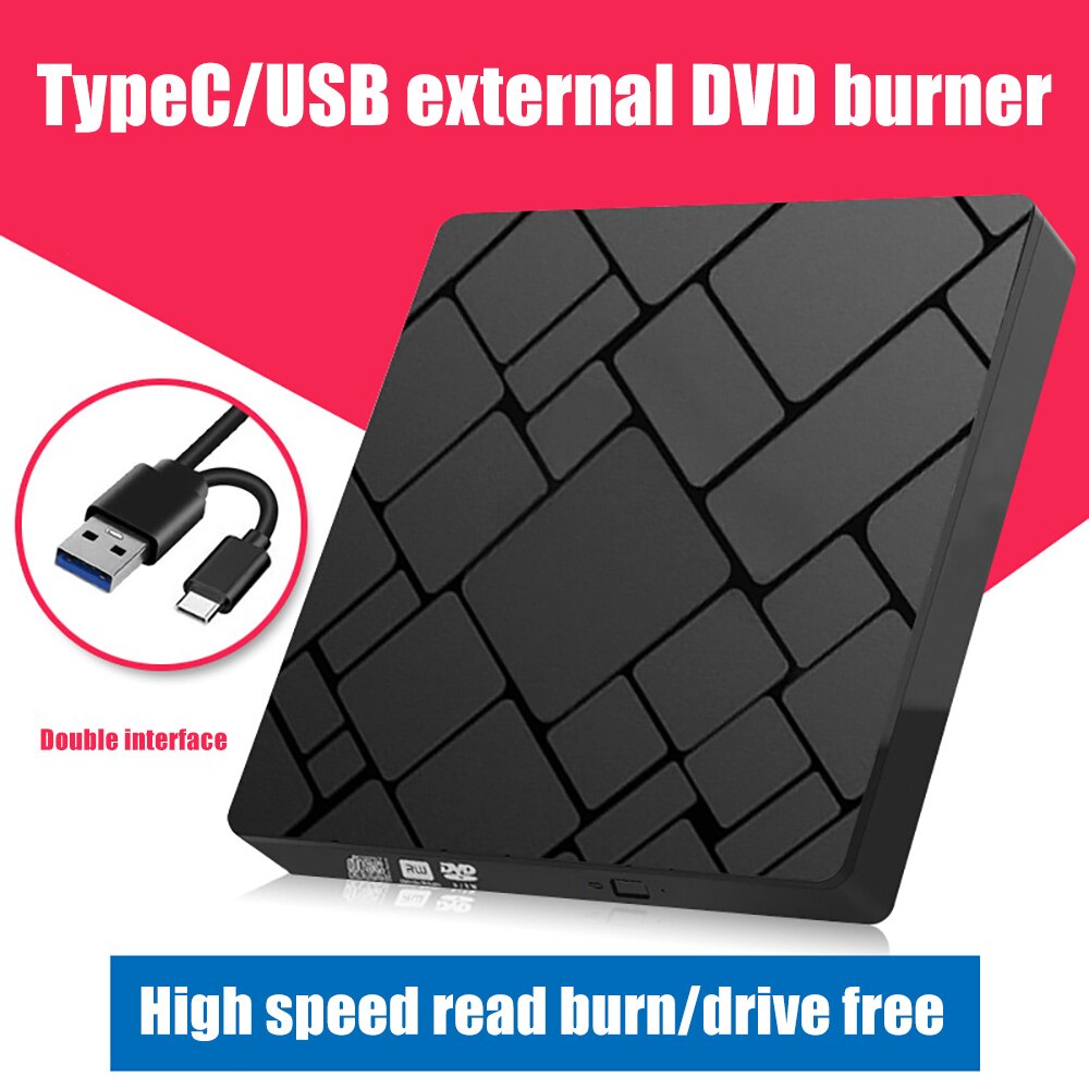 External Optical Drive TypeC+usb3.0 USB 3.0 USB 2.... – Grandado