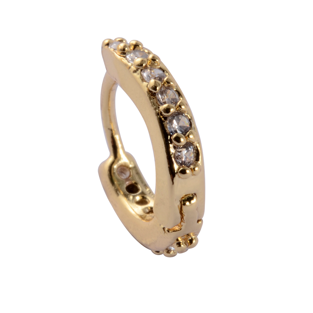 1Pc 6Mm Rvs Hoepel Cz Kraakbeen Earring Zirconia T... – Grandado