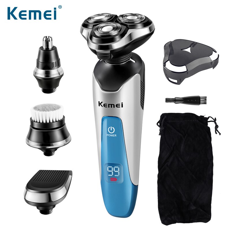 kemeiElectric shaver 3 in 1 Trimmer beard Machine ... – Grandado