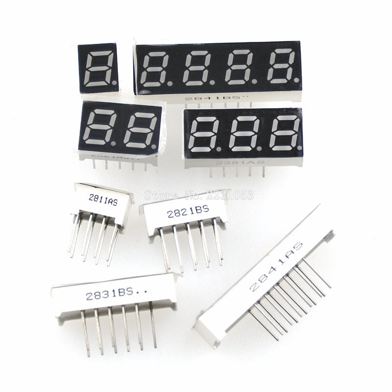 5PCS 0.28inch LED display 7 Segment 1 Bit/2 Bit/3 ... – Grandado