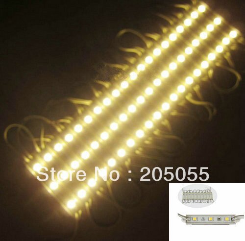 20pcs 3LED Module Warm White 5050 SMD Waterproof l... – Grandado