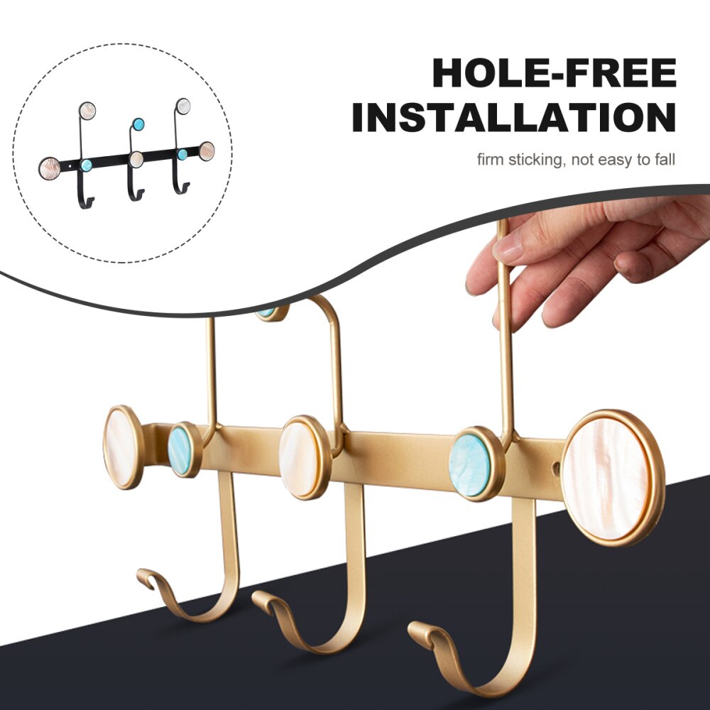 1Pc Iron Art Muur Opbergrek Ijzer Multifunctionele... – Grandado