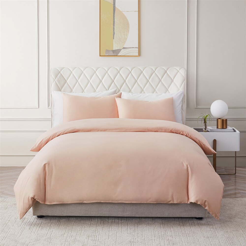 Modern Solid Color 100% Cotton Duvet Cover Multi-s... – Grandado