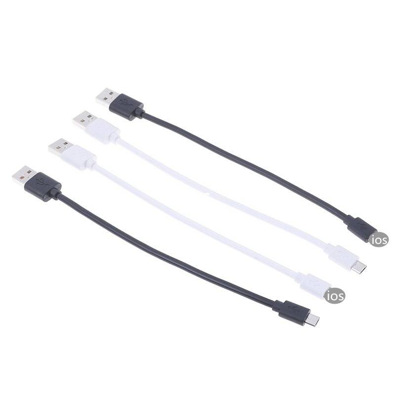 20cm korte mini micro usb til iphone hurtigopladni... – Grandado