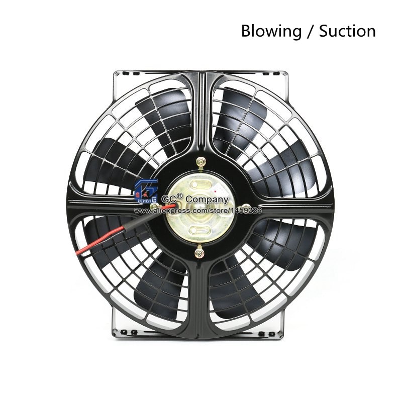 Universal 10 inch Radiator Fan 12V 24V Slim Radiat... – Grandado