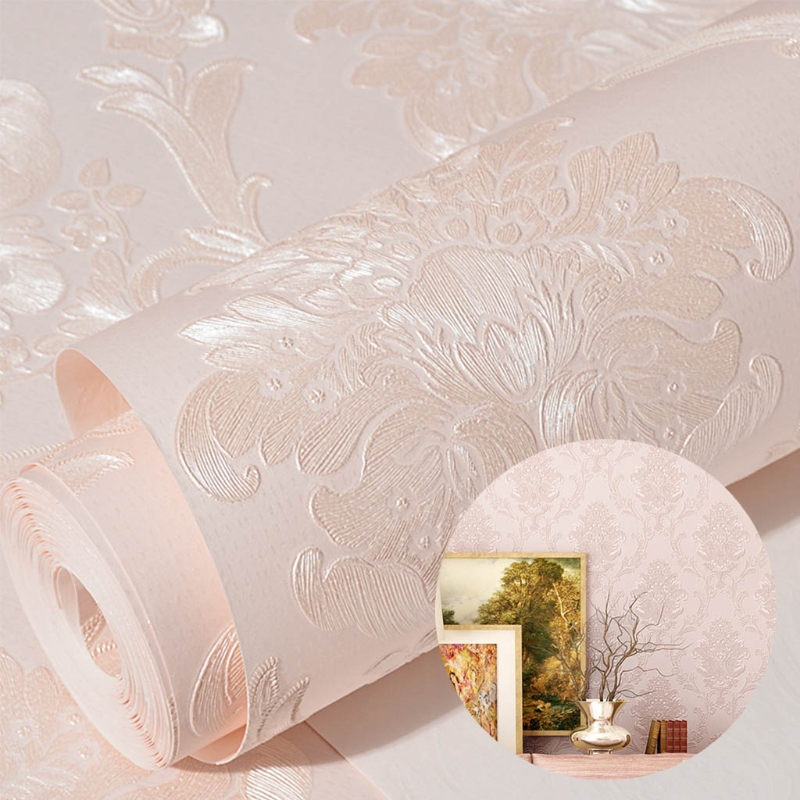 1 Meter Mural Wallpaper 3D Embossed Flower Self Ad... – Grandado