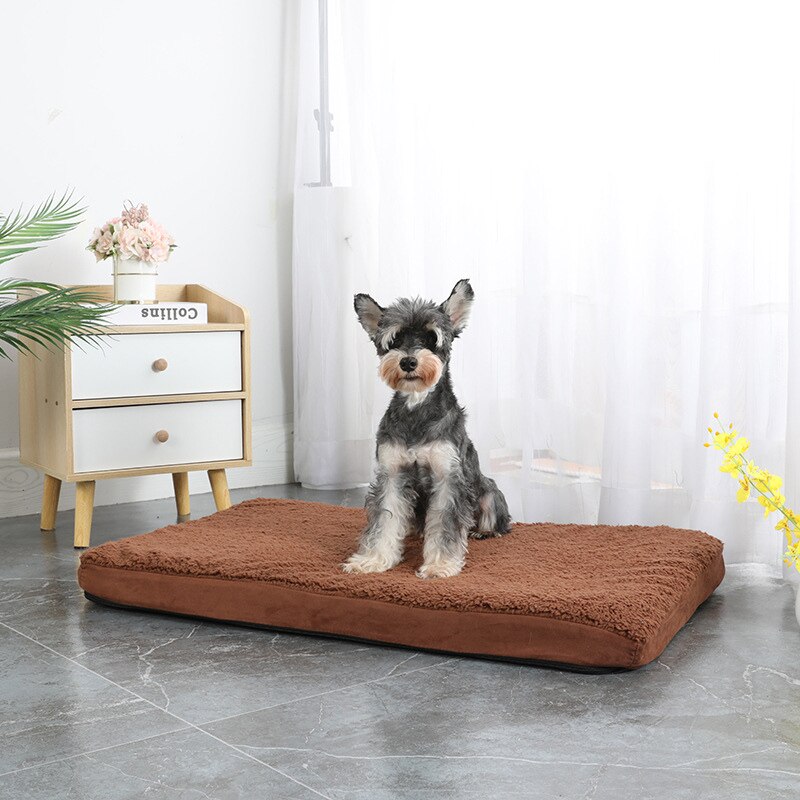 Memory Foam Pet Bed Waterproof Dog Mattress with R... – Vicedeal