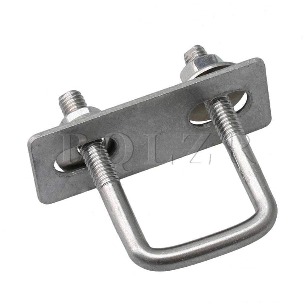 BQLZR 304 Stainless Steel Square U-bolt Brackets M... – Vicedeal