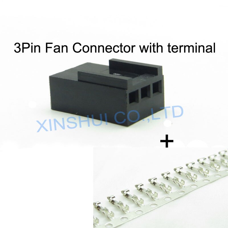 factory sell 2510 3Pin Fan Female Connector with 3... – Vicedeal