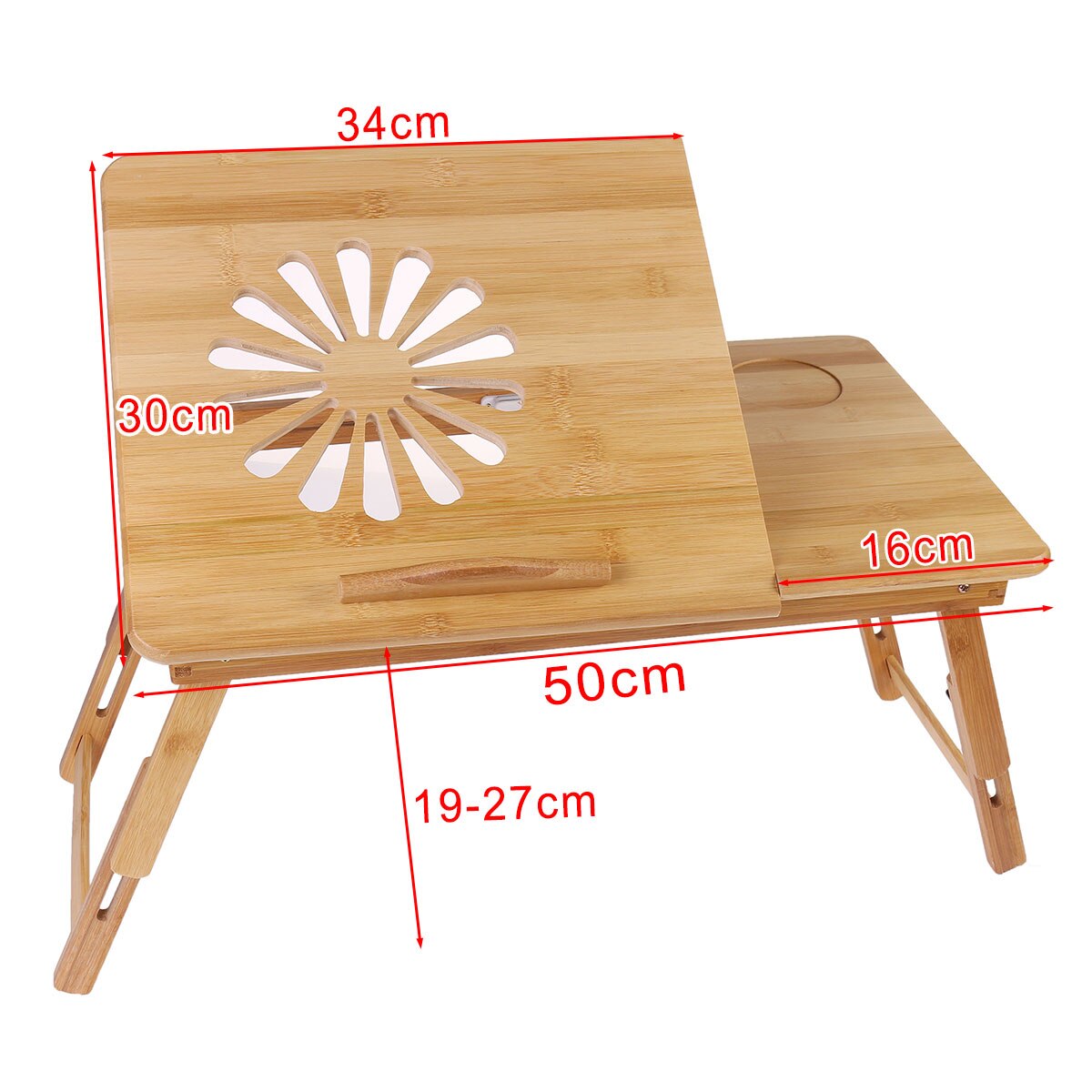 Portable Bamboo Folding Laptop Desk Notebook Table... – Grandado