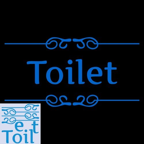 Glowing Toilet Sign Door Sticker Luminous Wall Sti... – Vicedeal