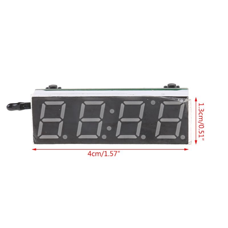 Digital Car LED Electronic Clock Time Temperature ... – Vicedeal
