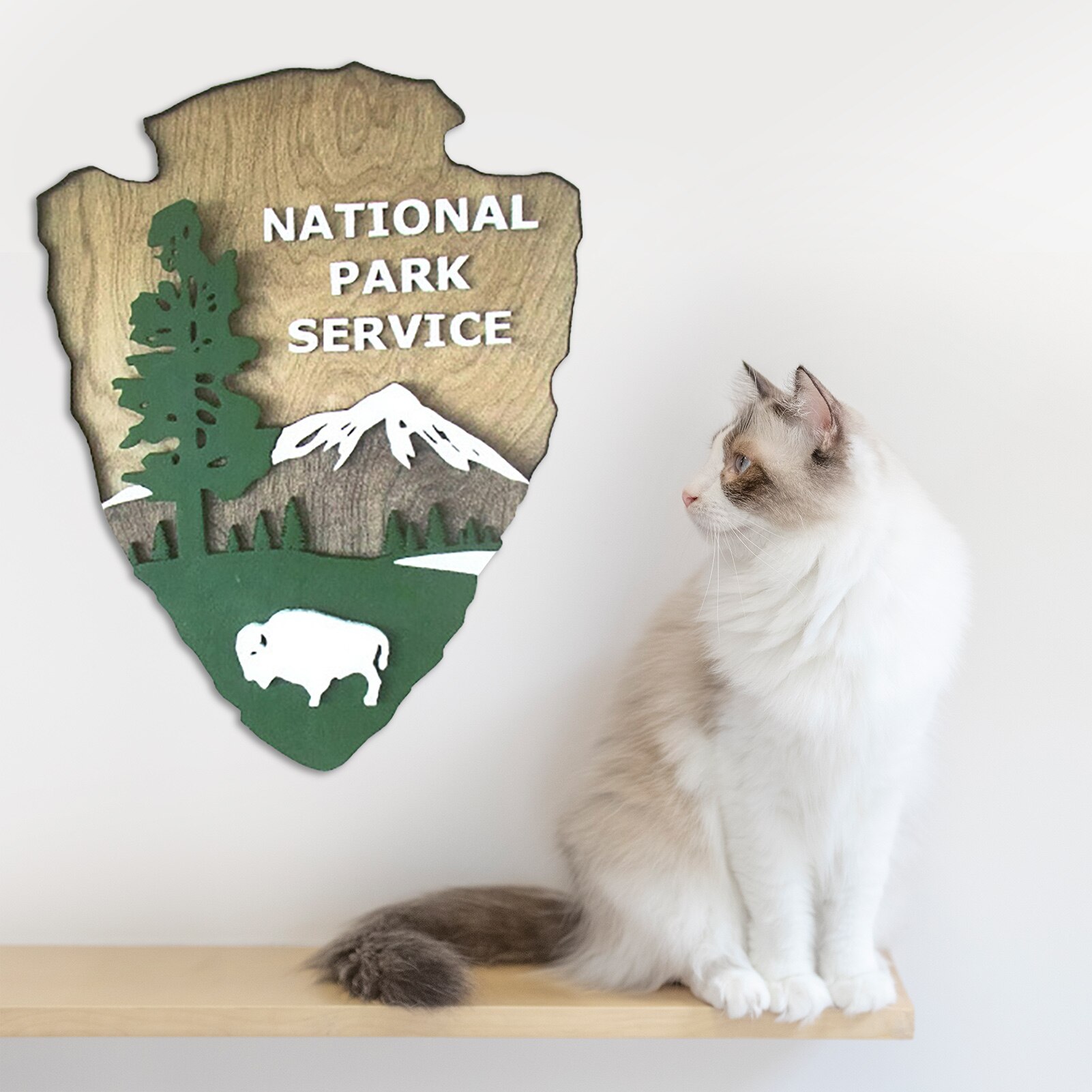 Retro PVC Park Service Signs Signs Outdoor Courtya... – Grandado