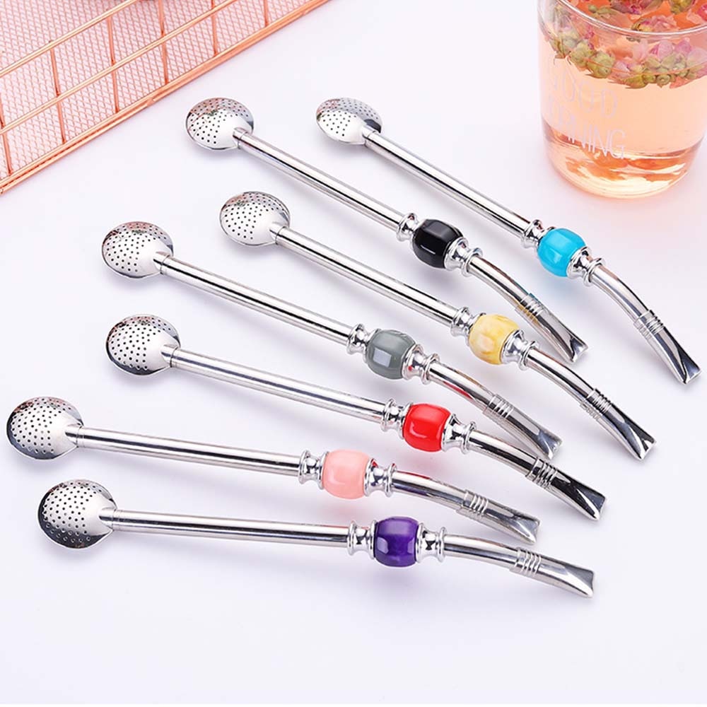 3in1 Stainless Steel Drinking Straw Spoon Tea Filt... – Vicedeal