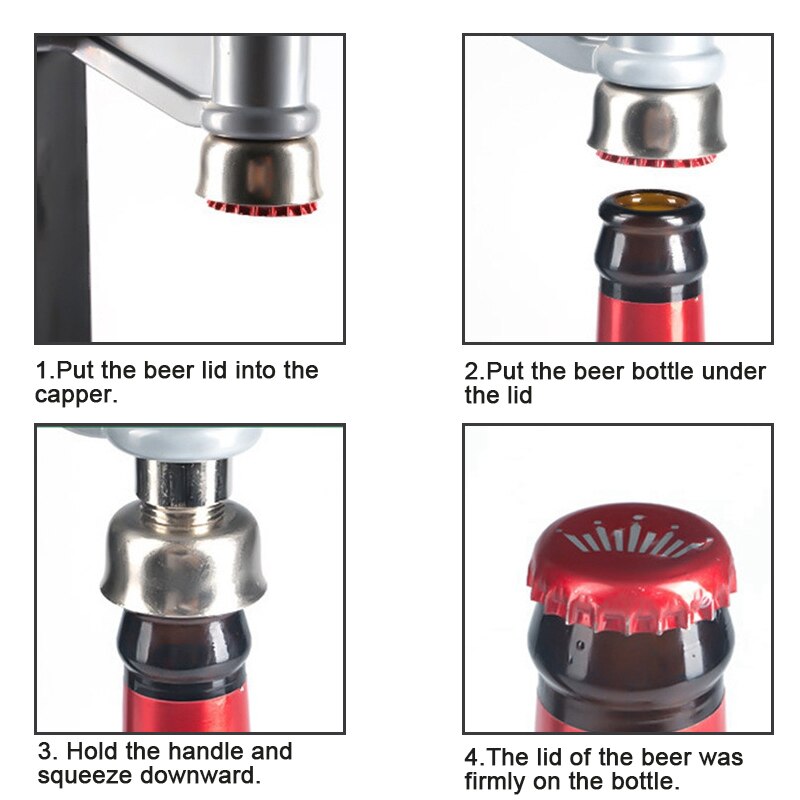 Bierfles Capper Machine Frisdrank Fles Schroef Cap... – Vicedeal