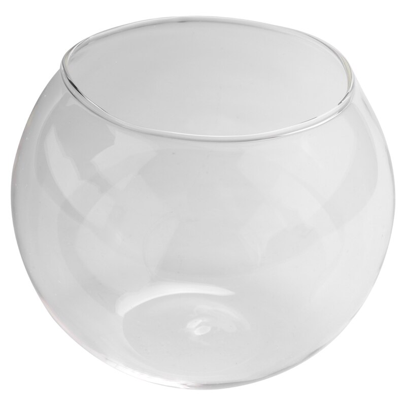 Round Sphere Vase in Transparent Glass Fish Tank – Grandado