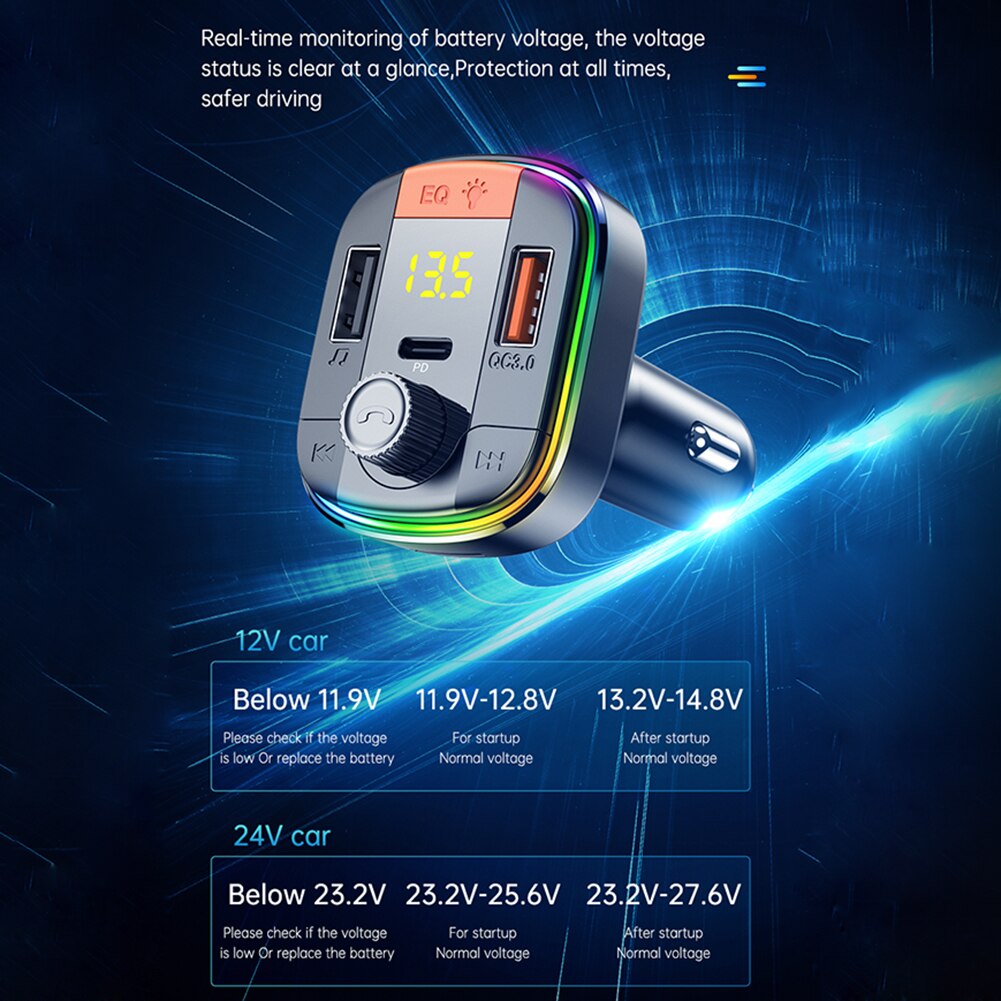 T832 Bluetooth Fm-zender Handsfree Draadloze Radio... – Vicedeal