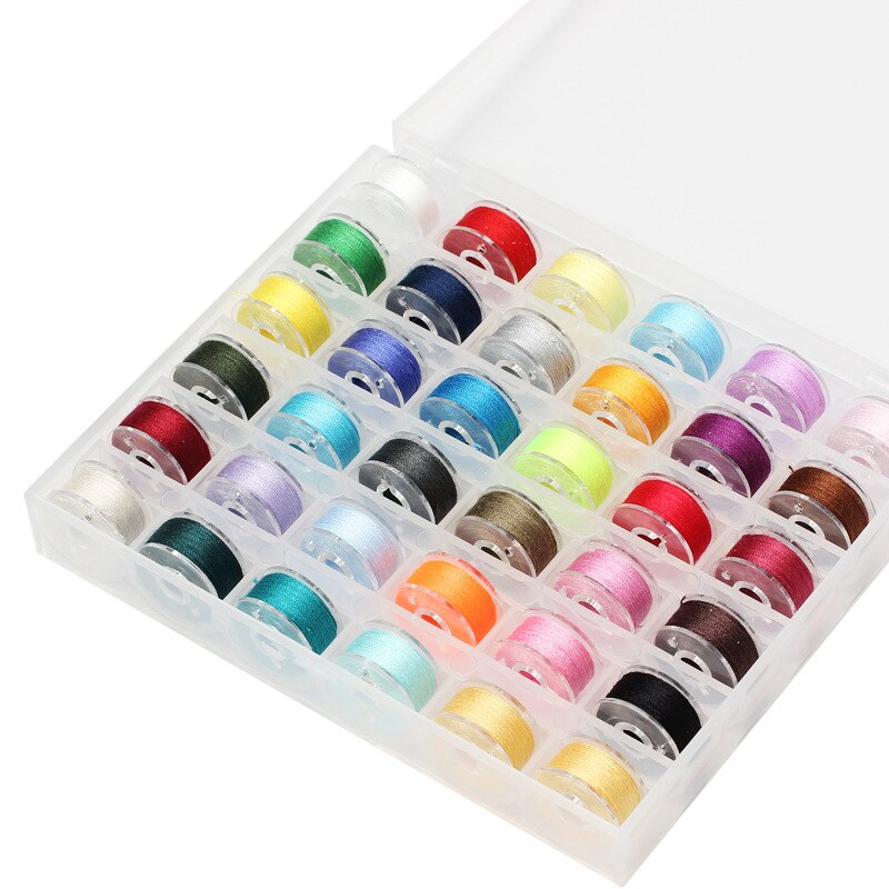 36-Grid Transparante Spoel Doos Met Draad Spoel Pl... – Vicedeal