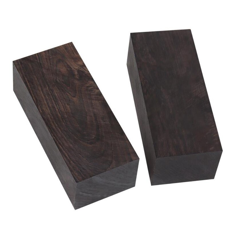 2 stk sort ibenholt tømmer træ håndtag plade til m... – Grandado