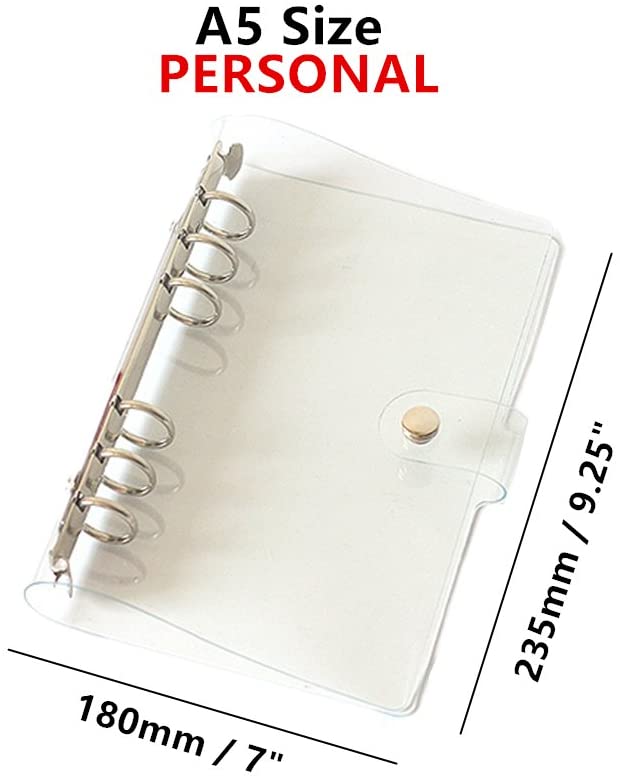 1 Pc Transparent Notebook Cover Soft PVC Binder Co... – Vicedeal