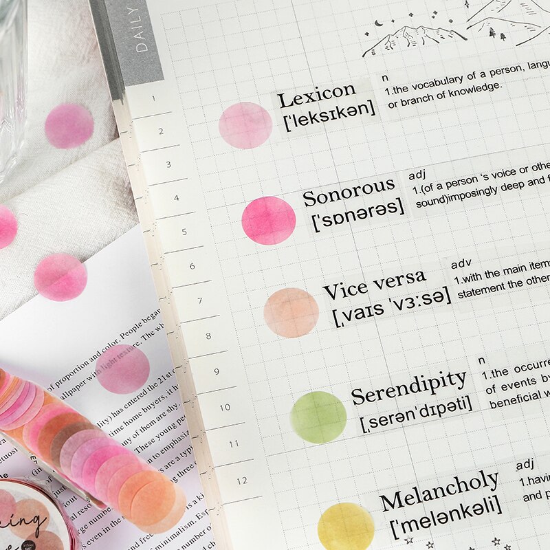 14Mm Enkele Dot Lijm Note Stickers Decoratie Maski... – Grandado