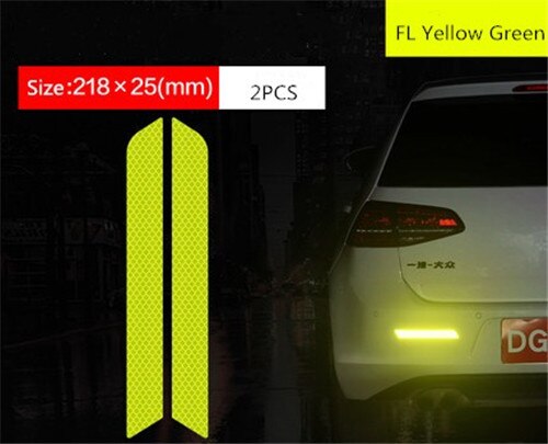 2PCS Reflective Sticker for Car Tail Bumper Night ... – Grandado