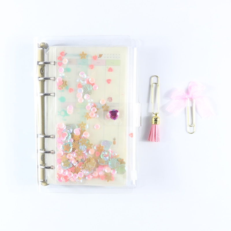 Domikee cute sequin PVC school student colored 6 h... – Grandado