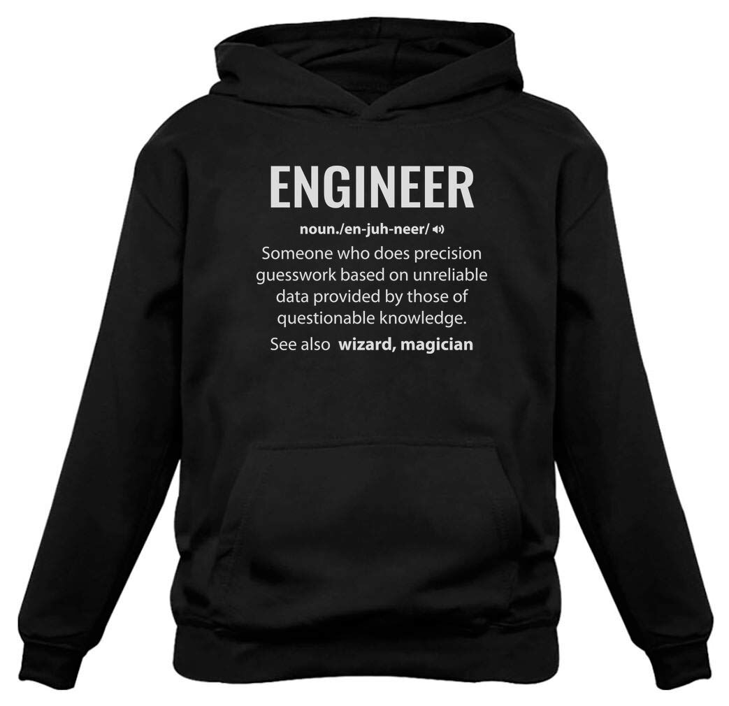 Cool Hoodies - Engineer Definition Noun Funny Hood... – Grandado