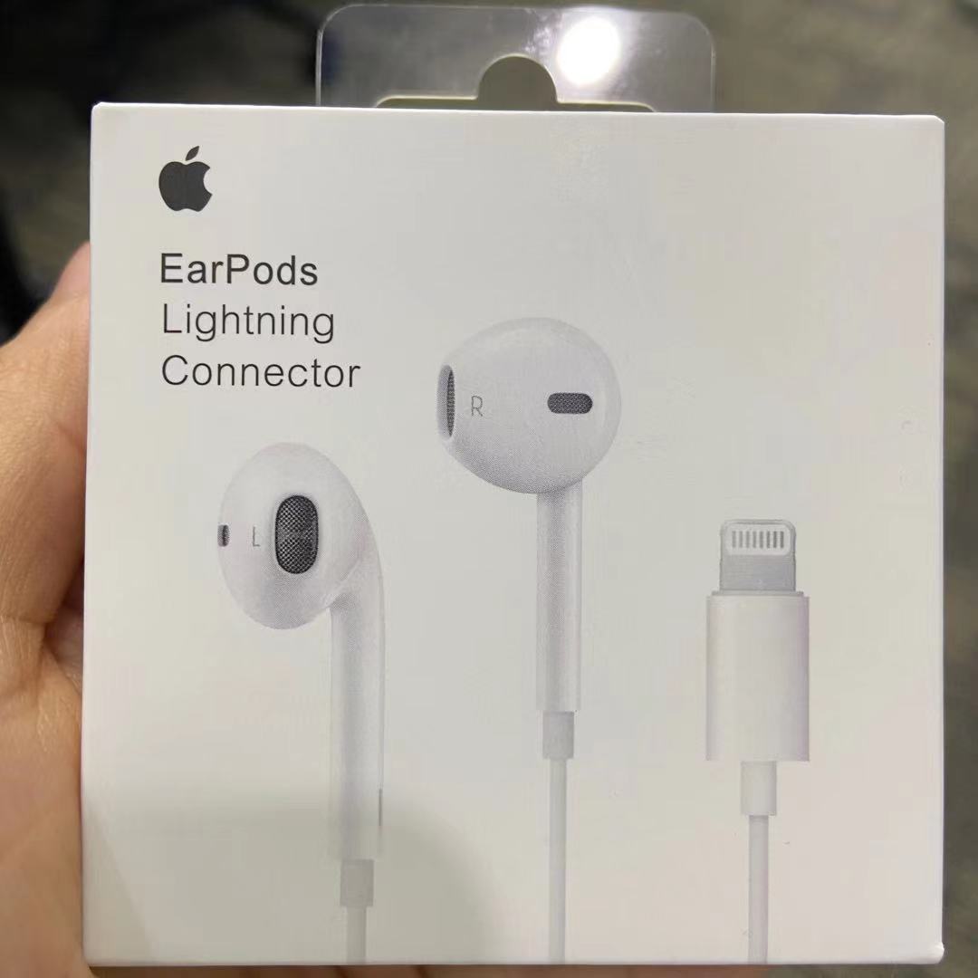 Lighting Earphone with microphone Wired Stereo Ear... – Grandado