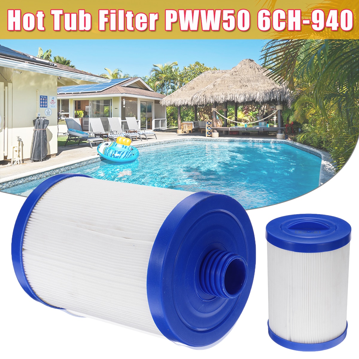 243X150mm Tub Filter Voor PWW50 6CH-940 Spa Tub El... – Grandado