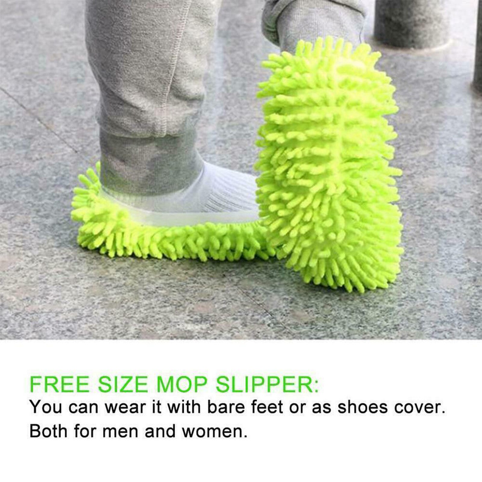 Anti slip Shoes Mop Cover Hands Brush Scrubber Fee... – Grandado