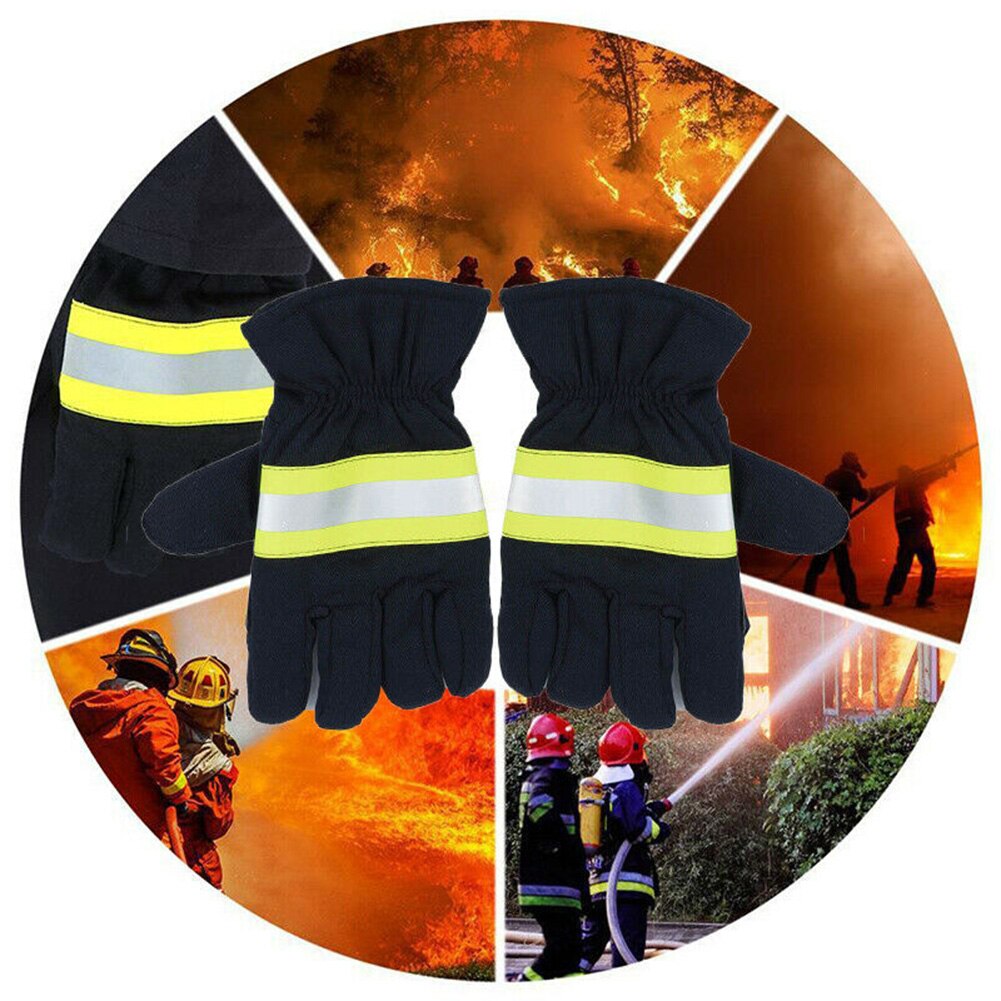 1 Pair Of Fire Proof Non-slip Anti-fire Gloves Hea... – Grandado