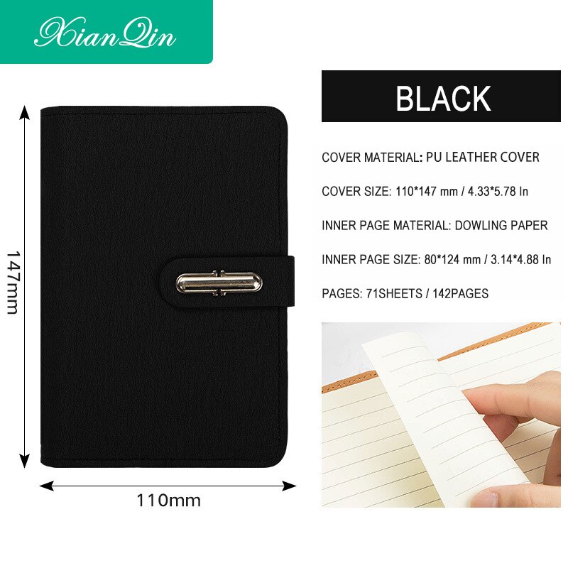 A7 Losbladige Notepad Draagbare Pu Notebook Eenvou... – Grandado