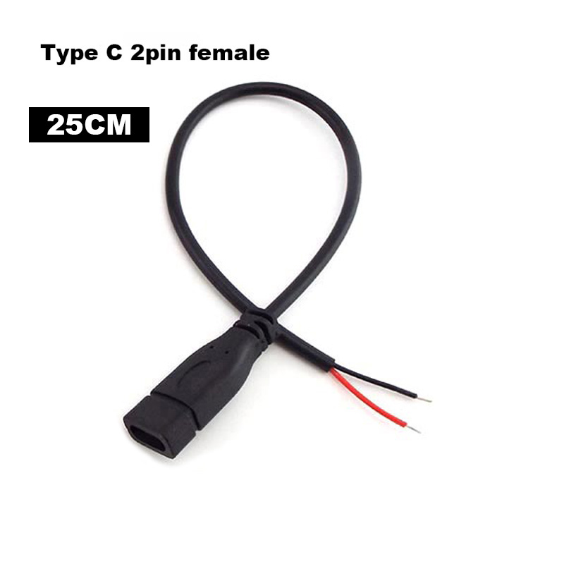 Male to Female 2-pin 4-pin Line Micro USB 2.0 Type... – Grandado