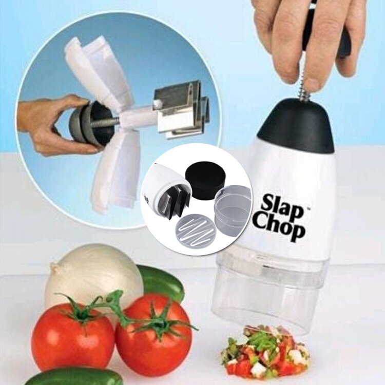Garlic Vegetable Fruit Slap Chop Chopping Grater S... – Grandado