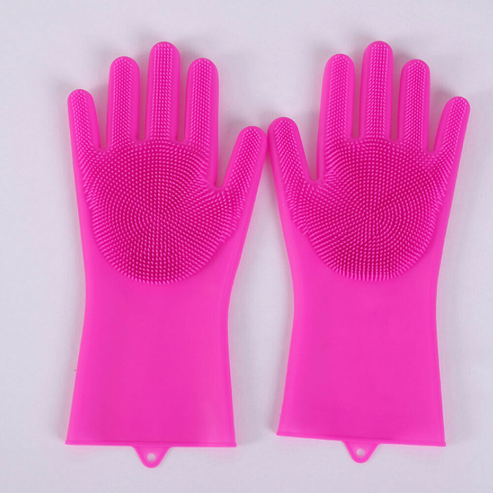 Magic Silicone Rubber Afwas Handschoenen Spons Mil... – Grandado