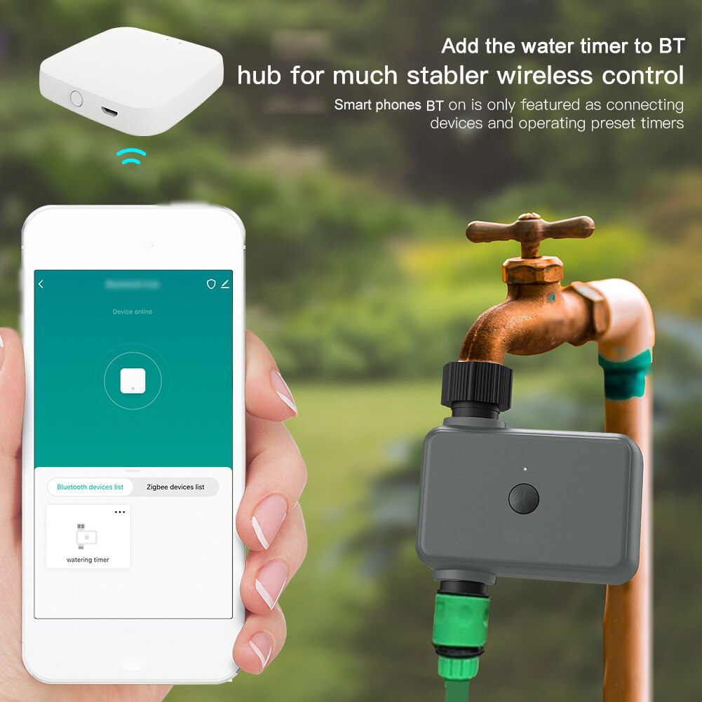 Intelligent Tuya APP BT Water Timer Rain Delay Pro... – Vicedeal