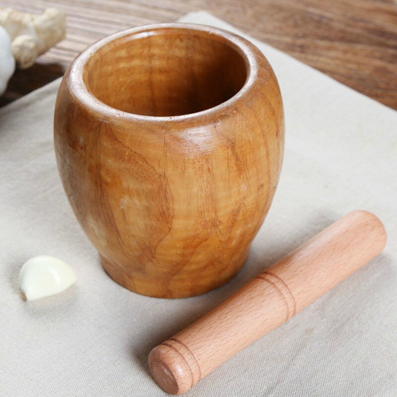 Wooden Garlic Ginger Spice Mixing Grinding Bowl Ki... – Vicedeal
